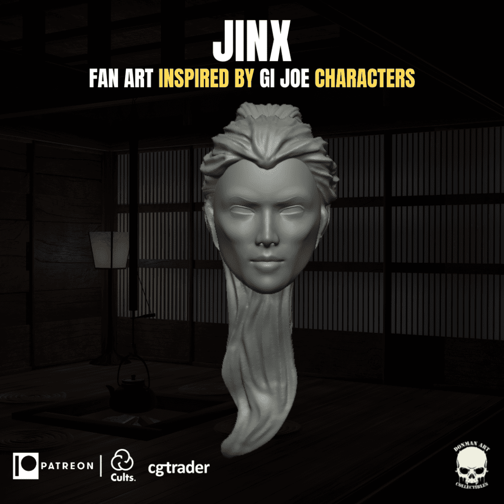Jinx 3D printable File - DONMAN ART
