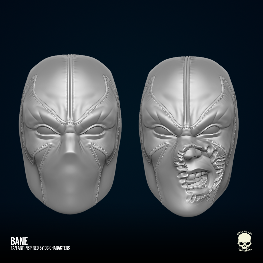 Bane DC Fan art STL Files for Action Figures - DONMAN ART