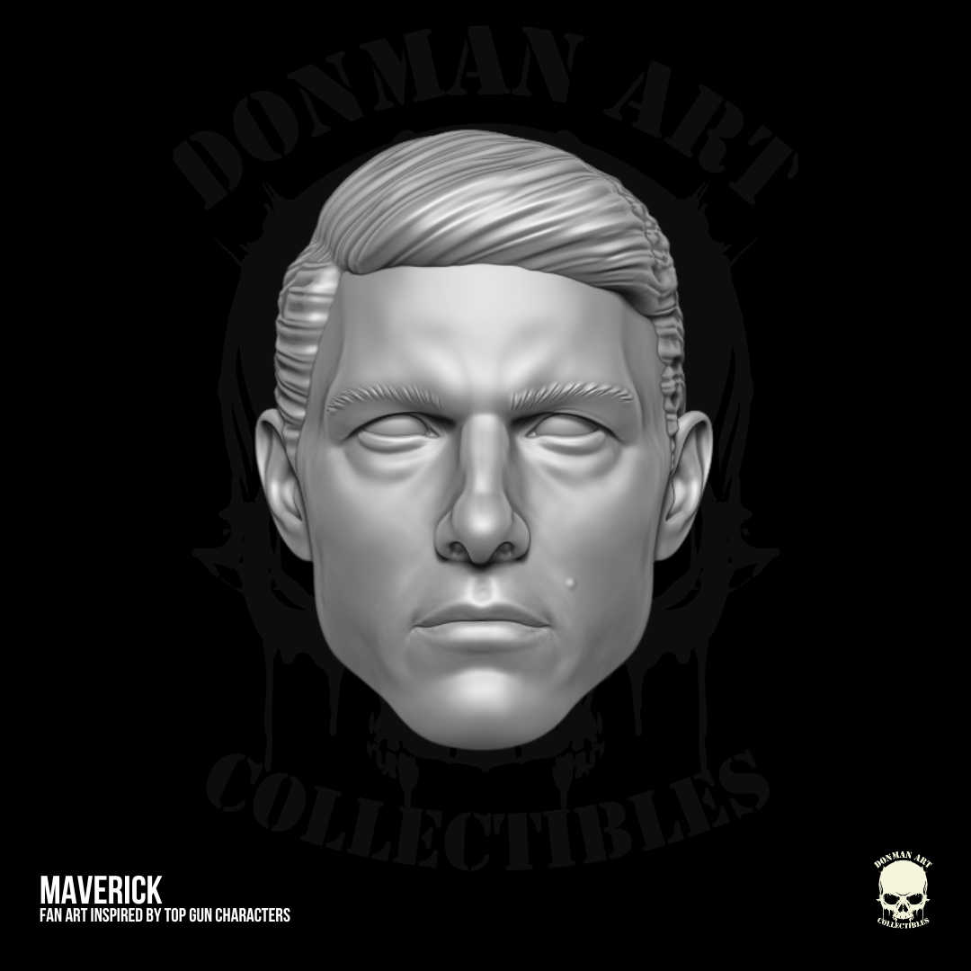 Maverik Top Gun Fan Art 3D printables for action figures - DONMAN ART